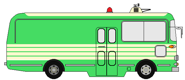 도요타 FB100C 중형경찰경비버스&살수차 - 자동차 :: 세계의 종이모형 - 종이모형왕국