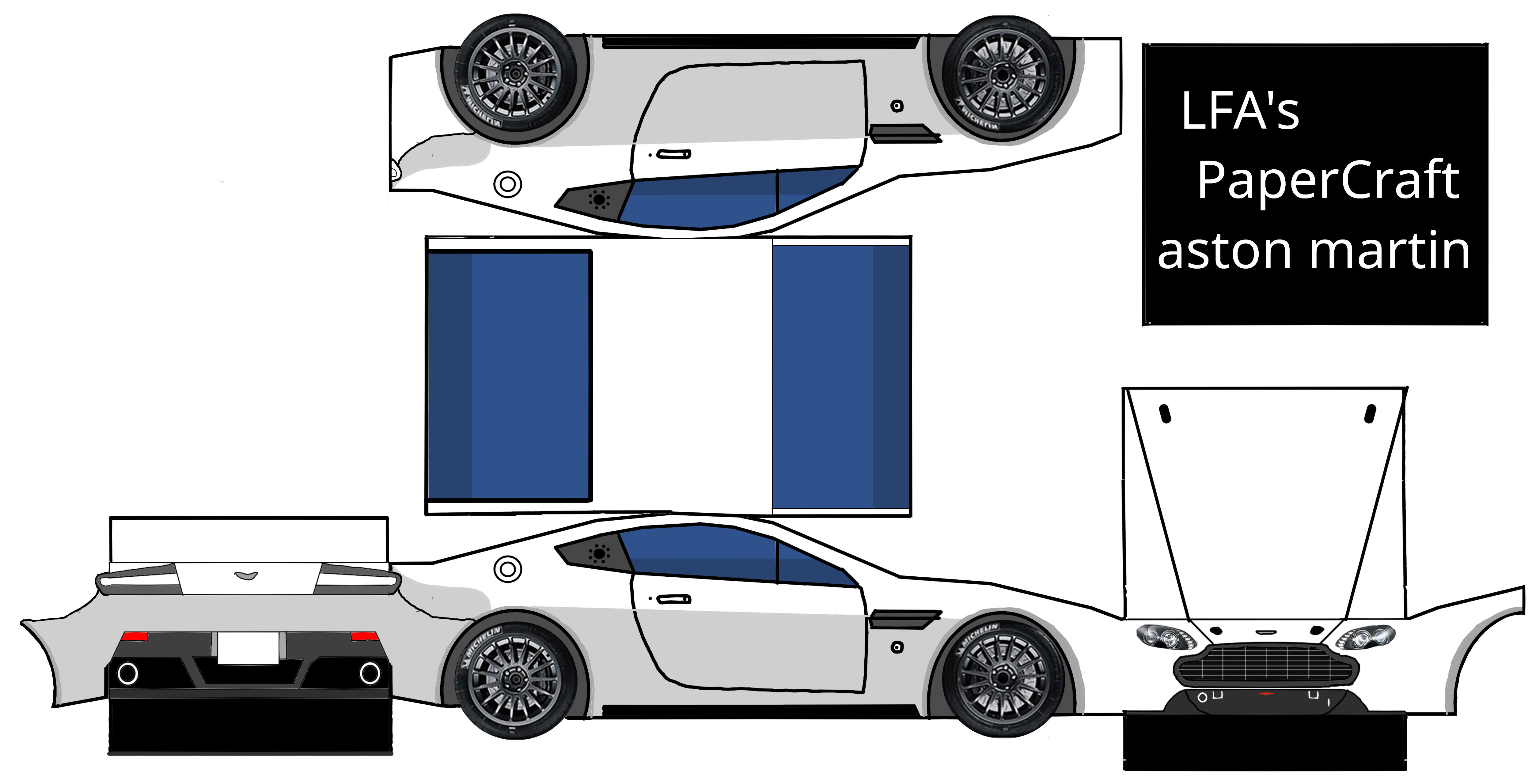 aston martin v12 ventage - 자동차 :: 세계의 종이모형 - 종이모형왕국